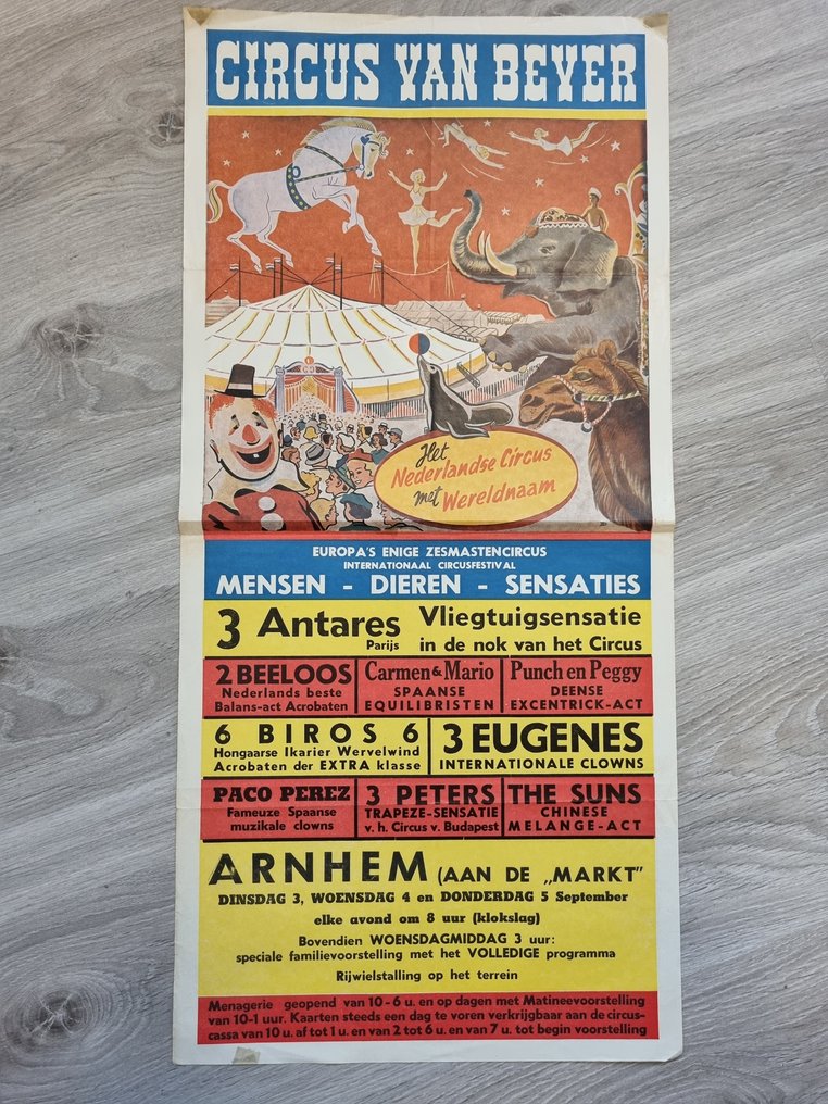 Onbekend - Circus van Bever - 1957 - Catawiki