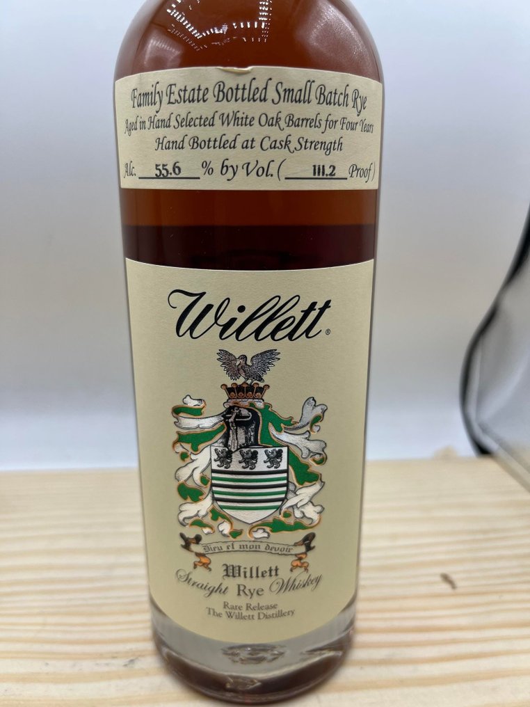 Willett 4 years old Straight Rye Whiskey - 70cl - Catawiki