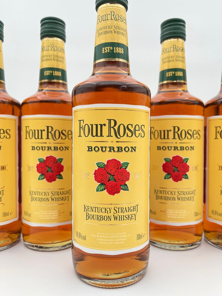 Four Roses Kentucky Straight Bourbon - b. 1990s - 700ml - 6 - Catawiki