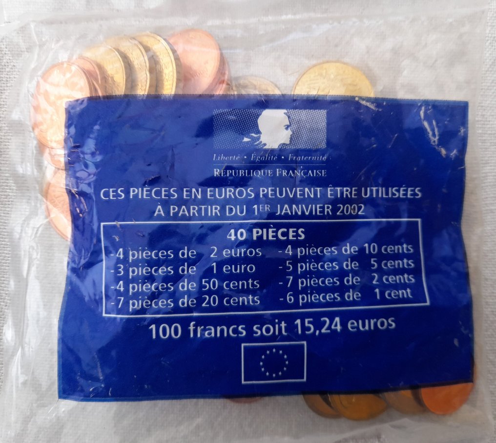 France. starter kits 2002, (Lot de 4 sachets) - Catawiki
