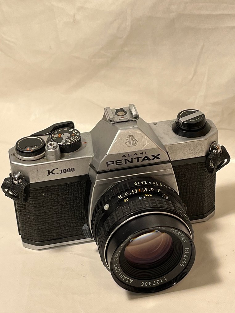 Pentax K 1000 spiegelreflex camera + 55 mm 1.8 lens - Catawiki