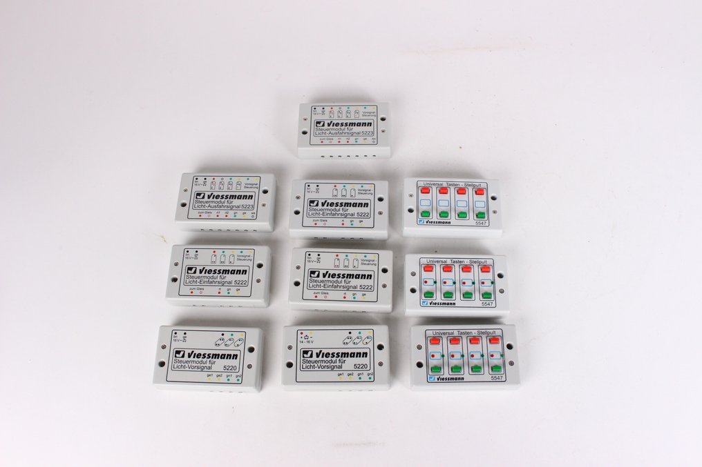 Viessmann H0 - 5220/5222/5223/5547 - Attachments - 7x - Catawiki