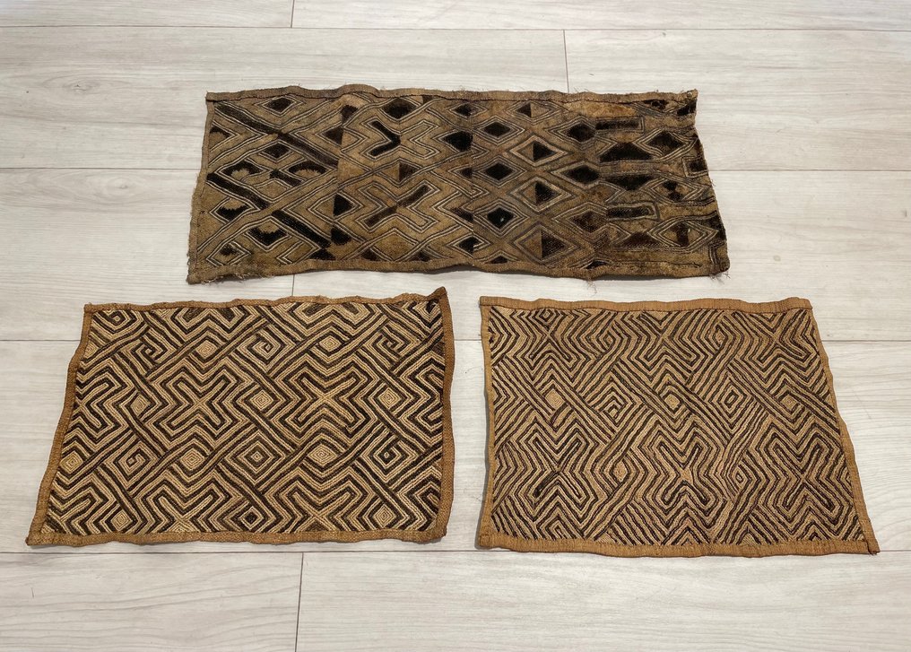 Fabric - Kuba - 70cm (3) - Plant fibre - Shoowa-Kuba - - Catawiki