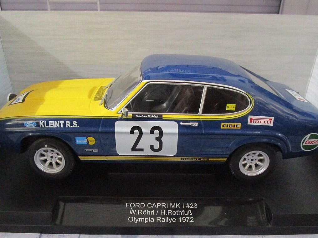 MCG Model Car Group 1:18 - 1 - Model race car - Ford Capri - Catawiki