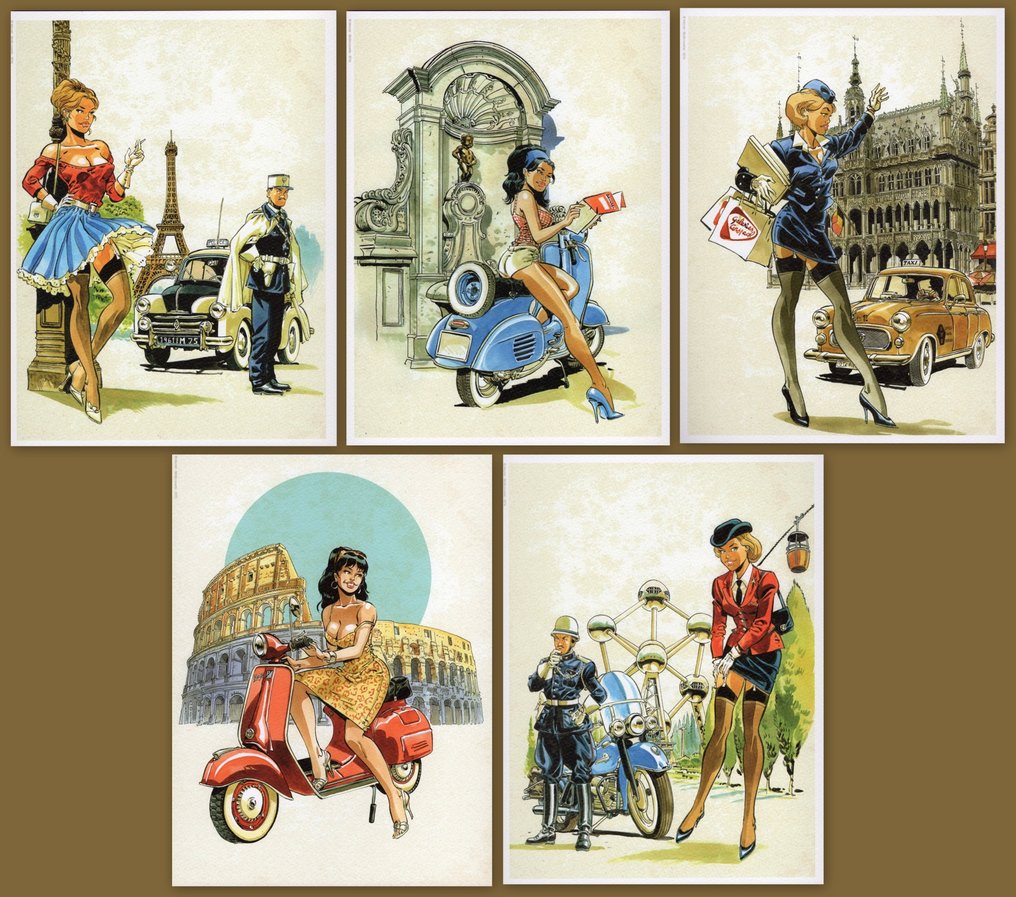 Meynet, Félix - 30 Ex Libris - Pin Up - Catawiki