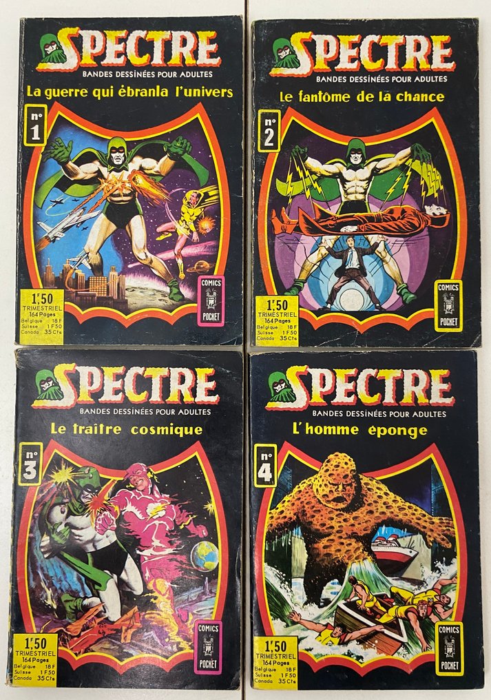 Spectre 1 à 4 - Série complète de 4 numéros - Softcover - - Catawiki