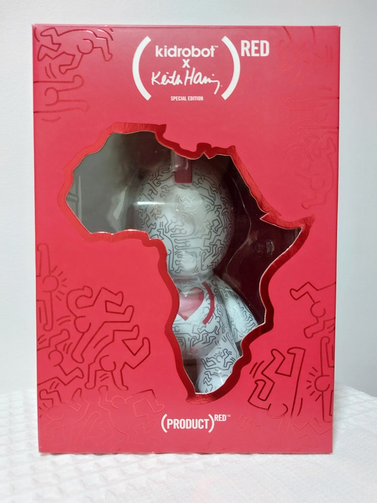 Kidrobot - Red Mascot 7" - Figure Kidrobot X Keith Haring - - Catawiki