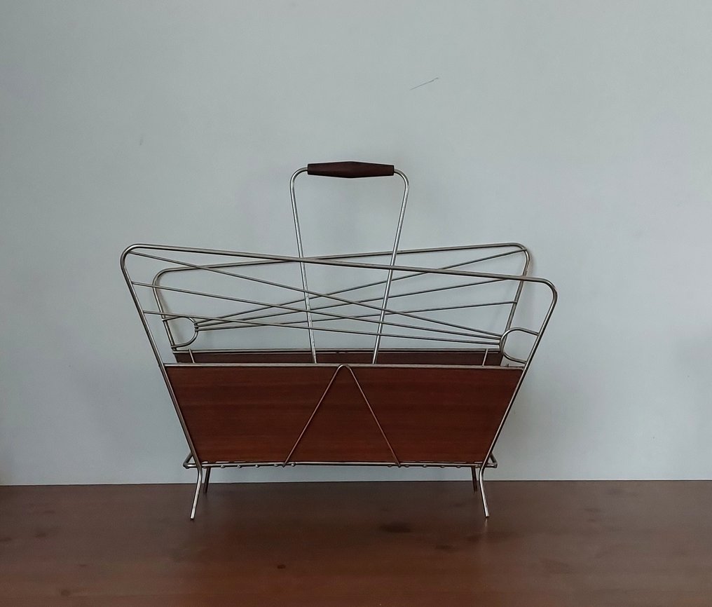 Vintage 60s design magazine rack - Catawiki