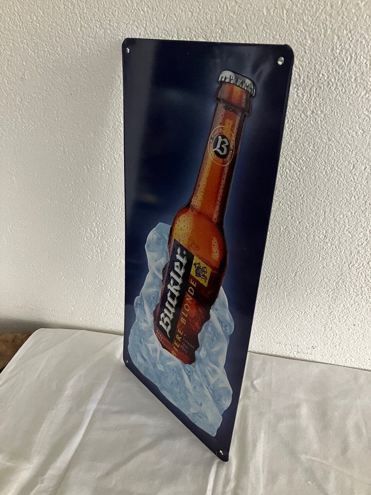 Advertising sign, Buckler beer blonde - Metal - Catawiki