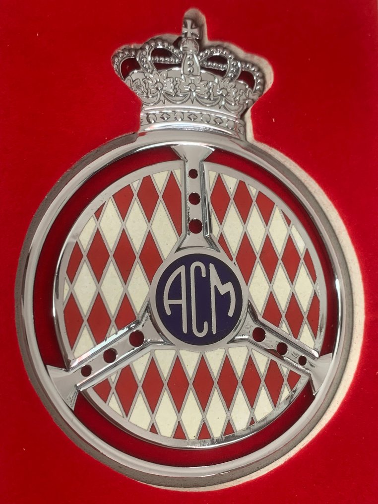 Emblem/mascot/badge - Automobile Club Monaco Badge 248/300 - Catawiki