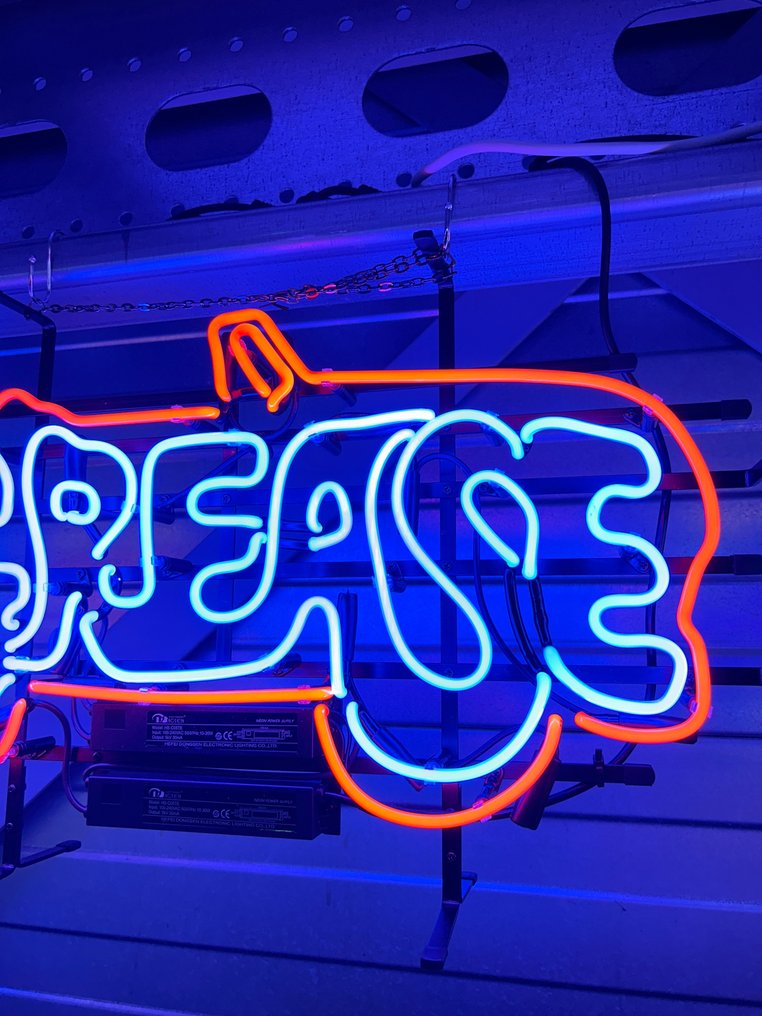 Neon light sign - Glass - Catawiki