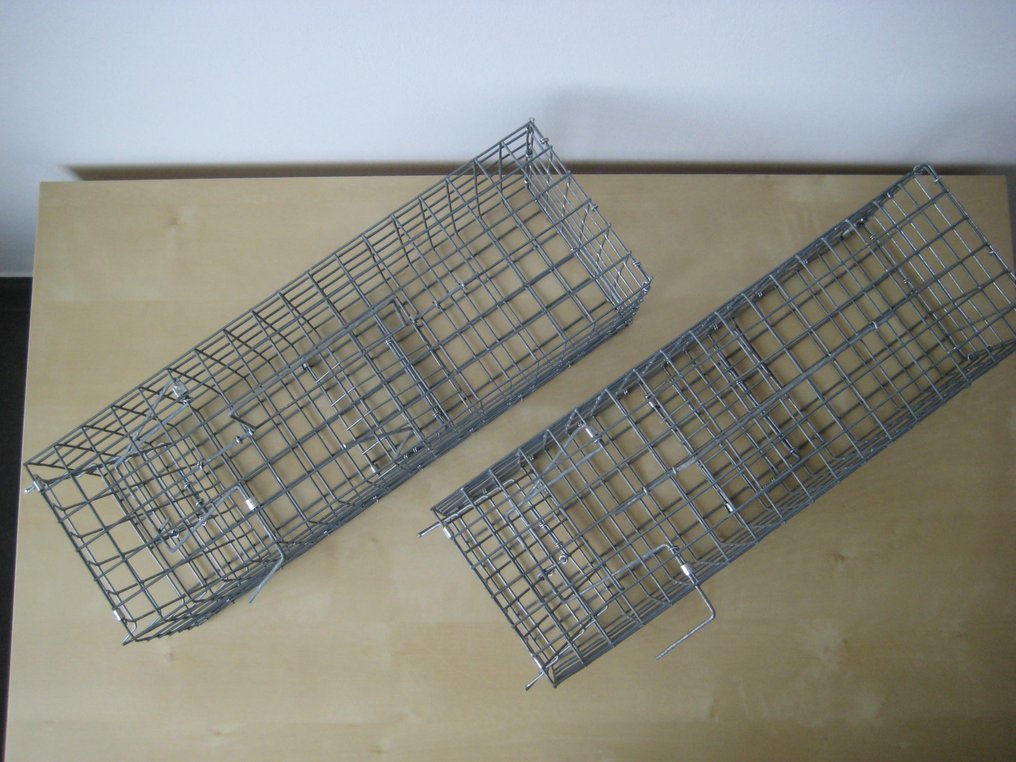 Live rat trap (2) - metal wire - Catawiki