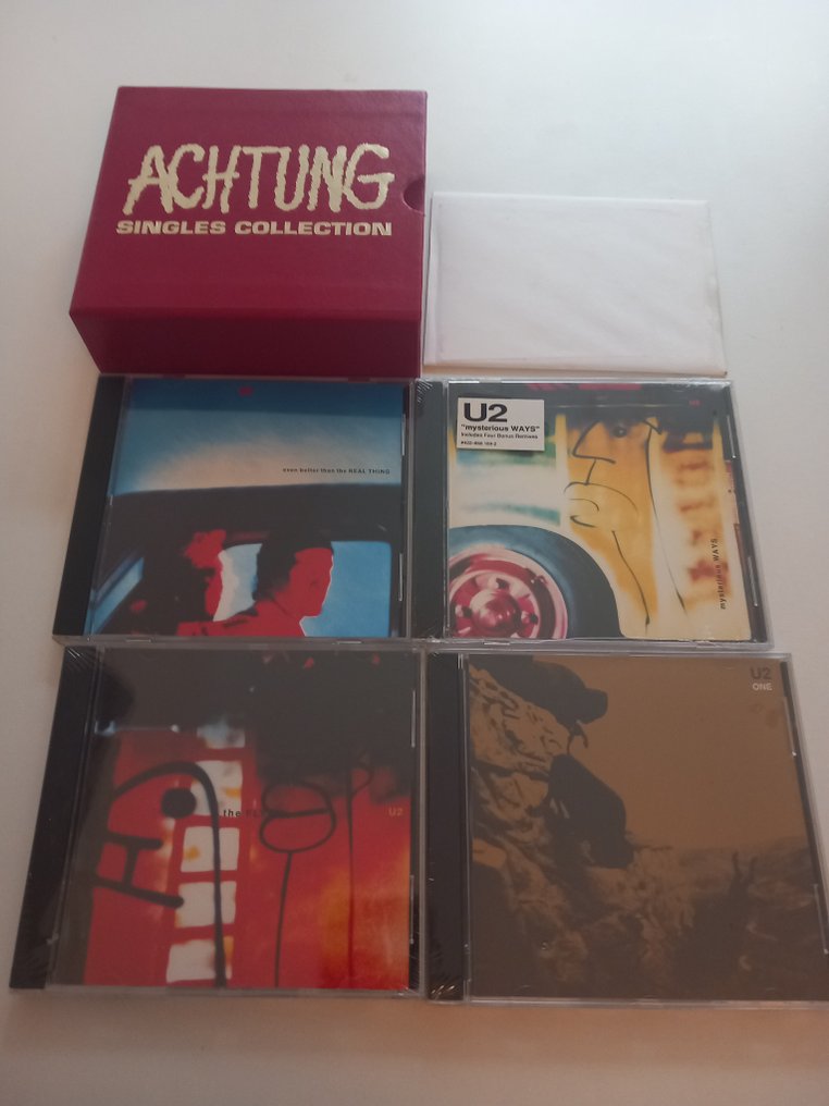 U2 - Achtung Singles collection - 4x CD, VIP Pass, 5x - Catawiki