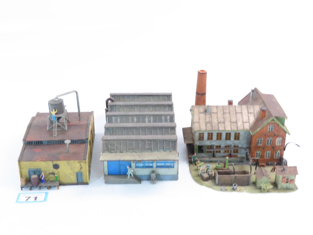 Faller, Heljan, Kibri H0 - B-265/9793 - Scenery - Factory - Catawiki