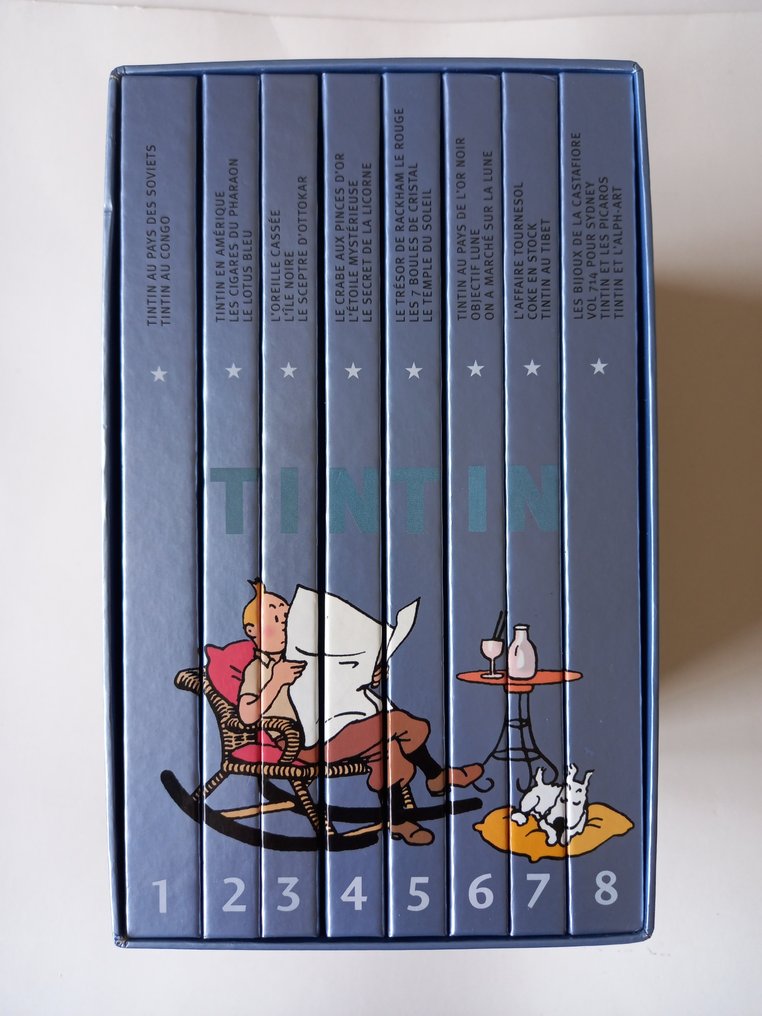 Tintin - Coffret Intégrale en 8 volumes - Les aventures de Tintin - 8x ...