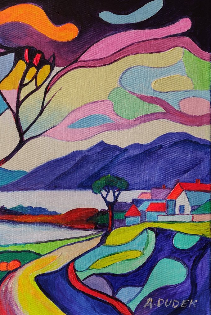 Alex Dudek (XXI) - Painting, Landscape - Catawiki