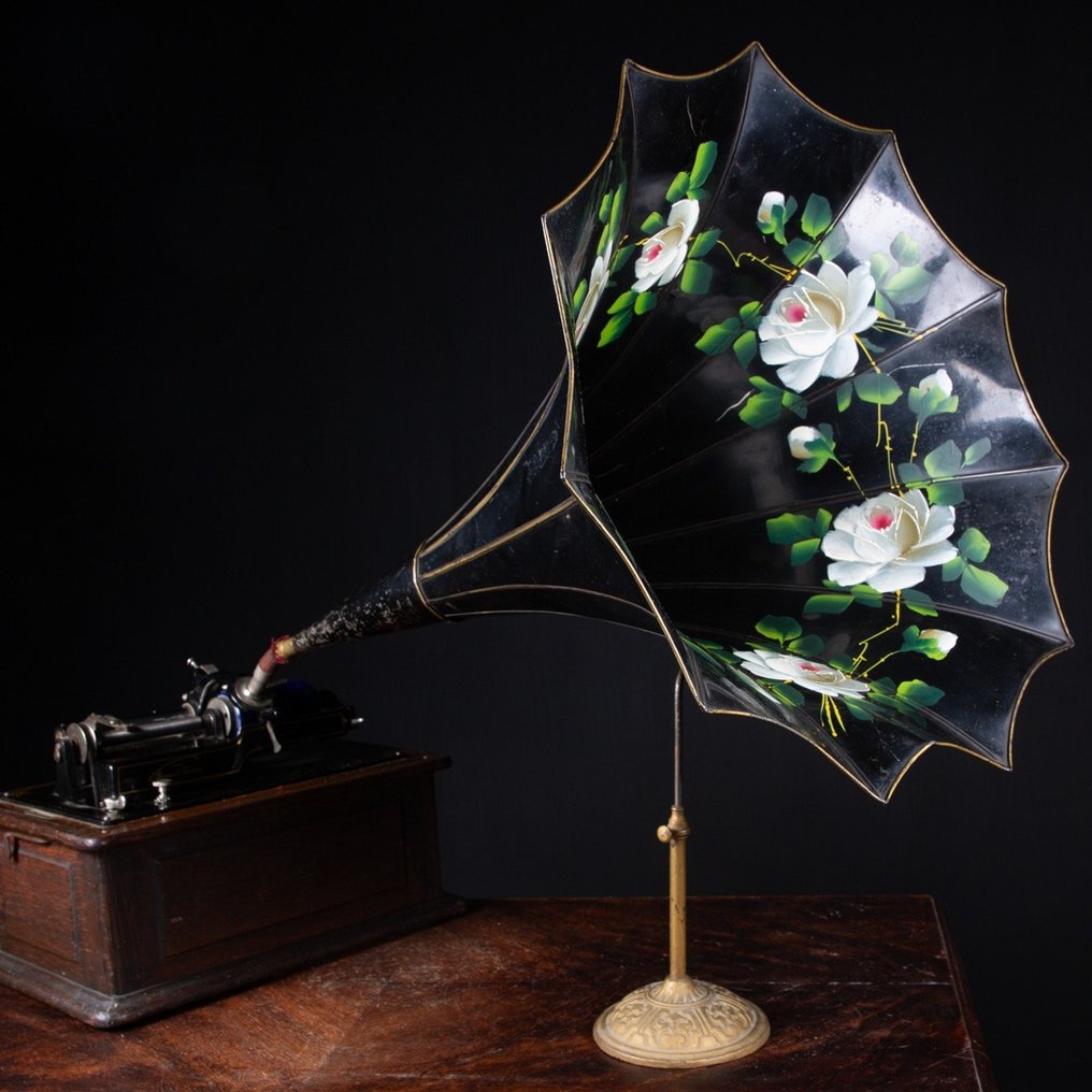 Edison Triumph Phonograph - A.Edison numero seriale 66576 - Diverse ...