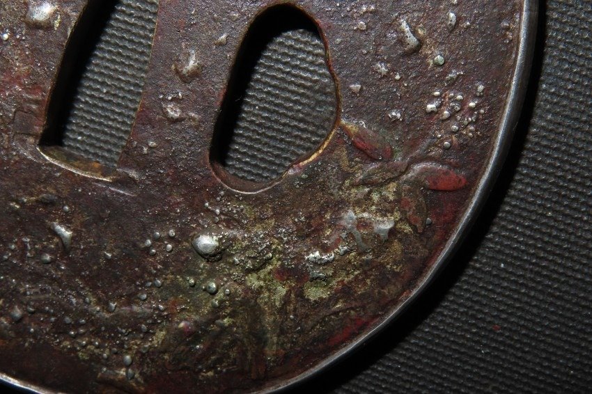 Katana - Fer forgé - Daito Zogan Tsuba w/Silver Fukurin : C3-555 ...