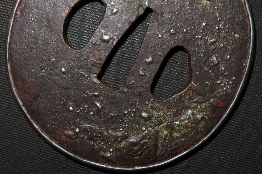 Katana - Fer forgé - Daito Zogan Tsuba w/Silver Fukurin : C3-555 ...