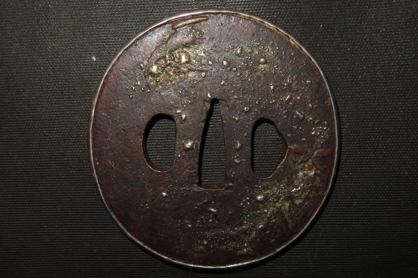 Katana - Fer forgé - Daito Zogan Tsuba w/Silver Fukurin : C3-555 ...