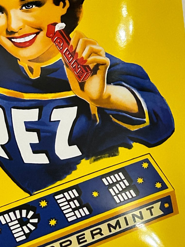 Enamel sign - PEZ peppermint - Enamel - Catawiki