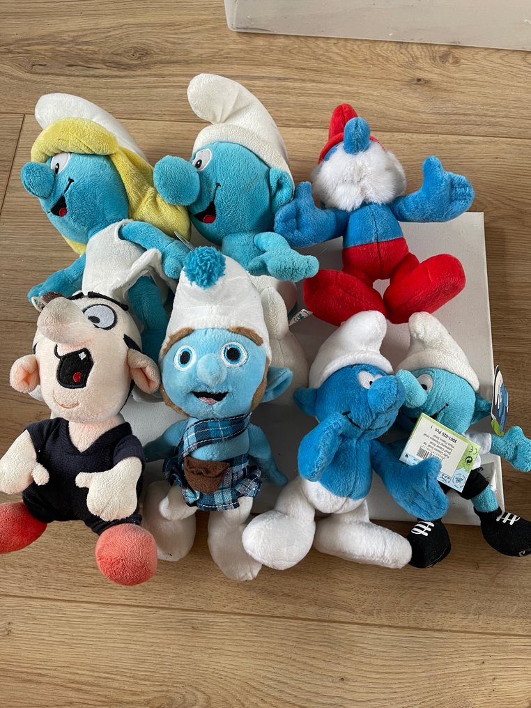 Peyo Smurf - Figur - 7 maskotek Smerf - (7) - Material Teddybären ...