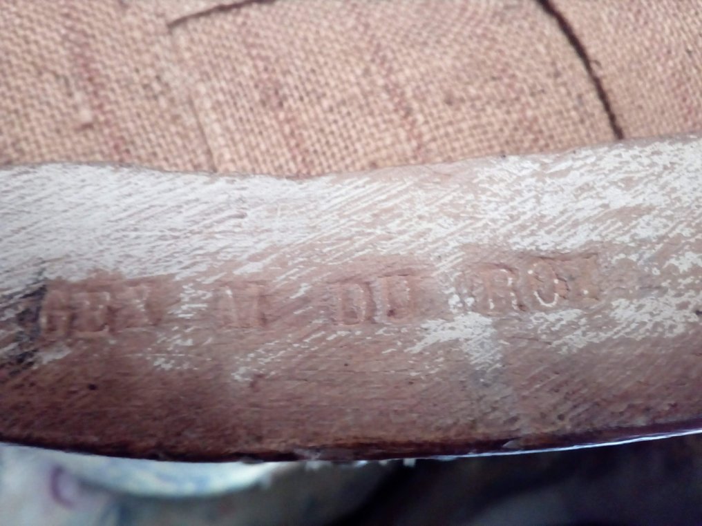 vleugelstoel met een gex m du roy-stempel - Louis XV - Hout - Midden 18e eeuw - Catawiki