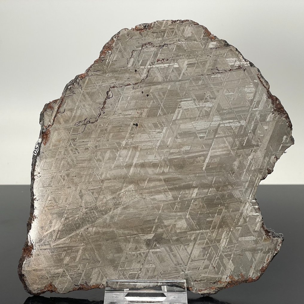 Muonionalusta meteorite Metal Meteorite - Slice, Widmanstatten and ...