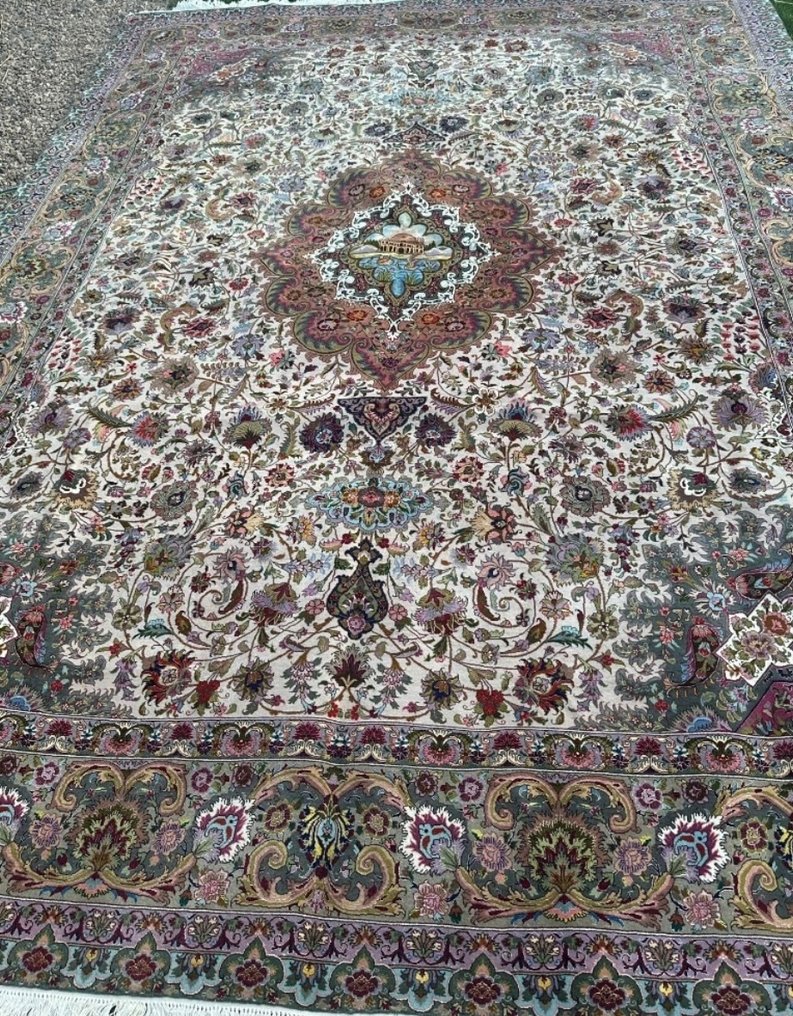 Beautiful Tabriz Raj 60 like new - Rug - 405 cm - 305 cm - Catawiki