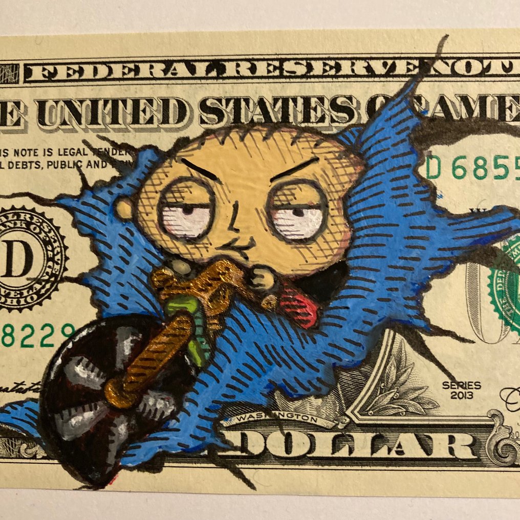 Miggie (1988) - The World is Mine (dollar bill) - Catawiki