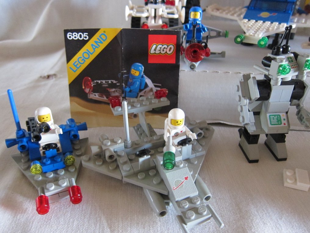 Lego - 10 lego space sets 1498 Spy-Bot 442 Space Shuttle 6803 Space ...