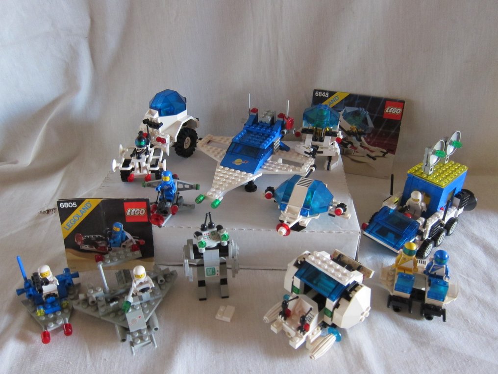 Lego - 10 lego space sets 1498 Spy-Bot 442 Space Shuttle 6803 Space ...