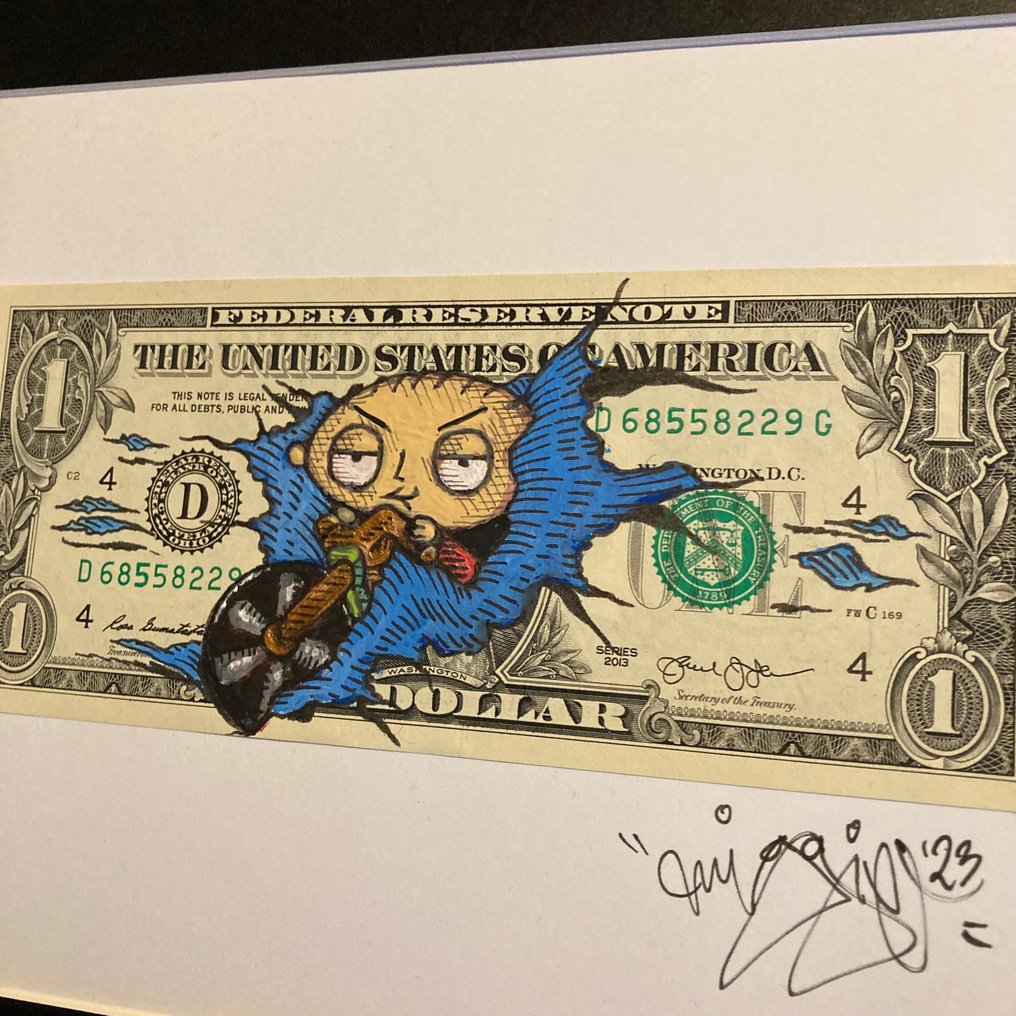 Miggie (1988) - The World is Mine (dollar bill) - Catawiki