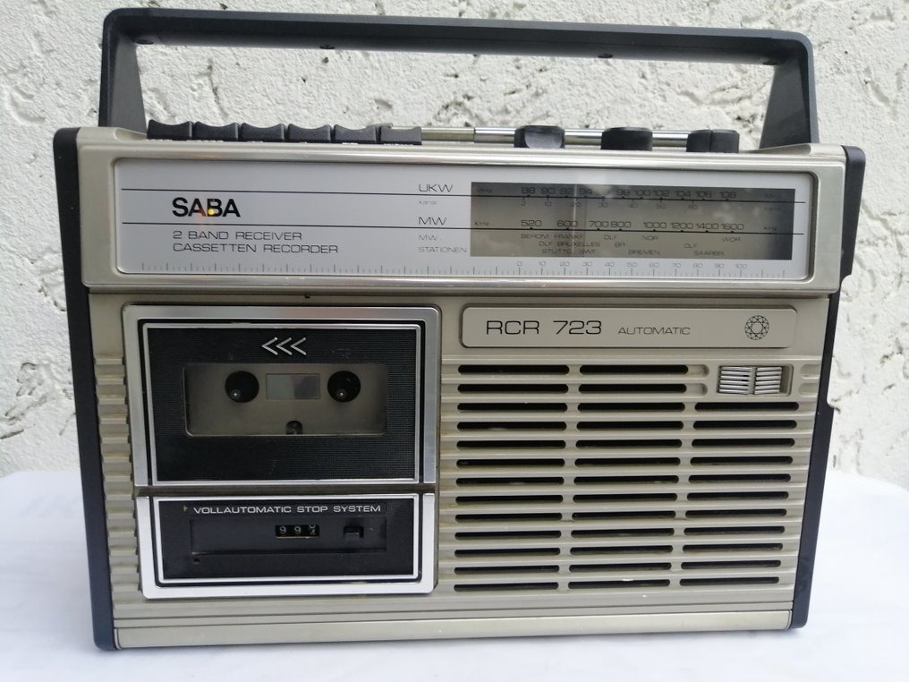 Saba - 2 Band Receiver Cassetten Recorder - RCR 723 - Catawiki