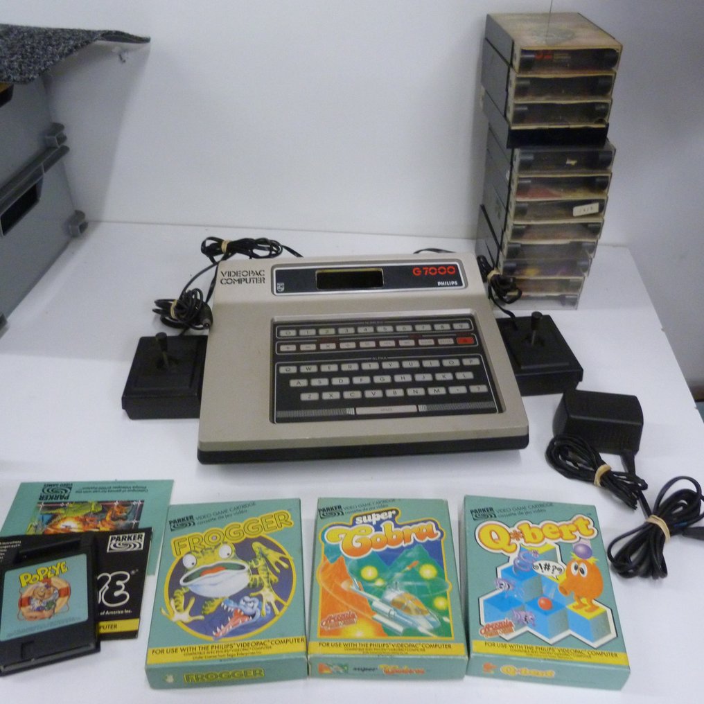 Philips Videopac G7000 Console + 16 Games (some rare like - Catawiki