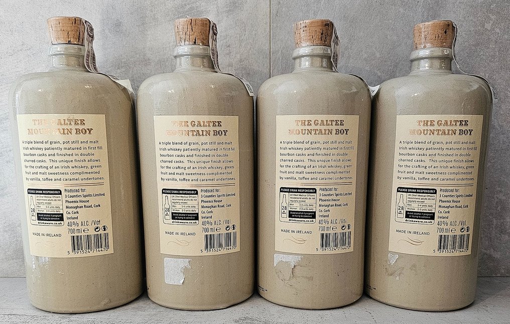 The Galtee Mountain Boy - 700ml - 4 bottles - Catawiki