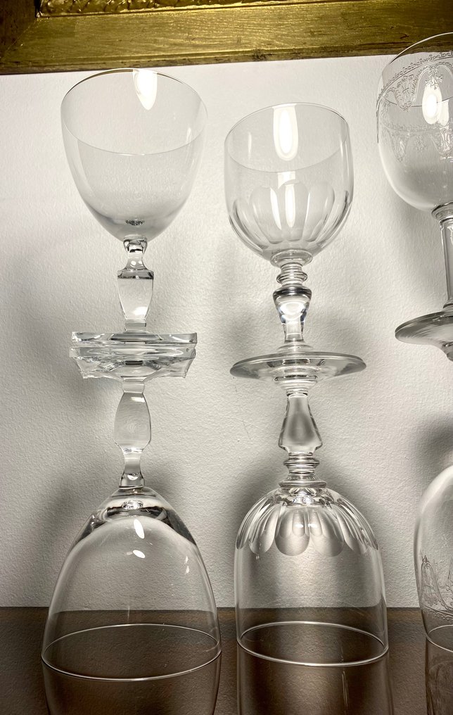 Baccarat, Sevres, Choisy Le Roi & Leblanc - Verre à eau (12) - warer glasses - Cristal - Catawiki