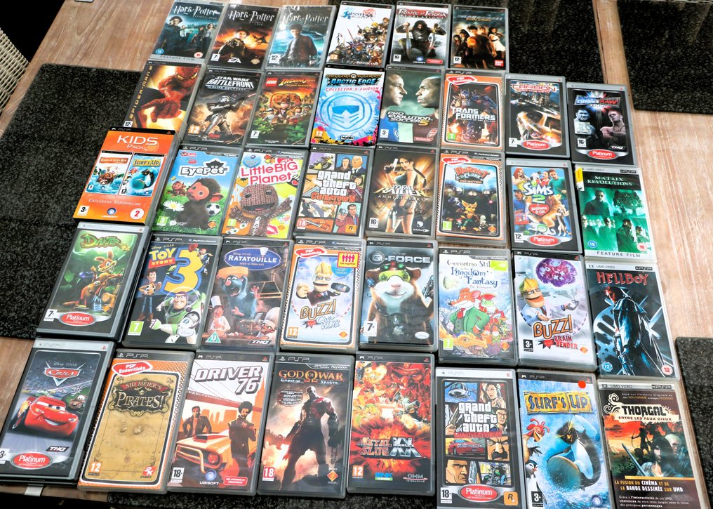 Sony - 41 PSP GAMES - In original box - Catawiki