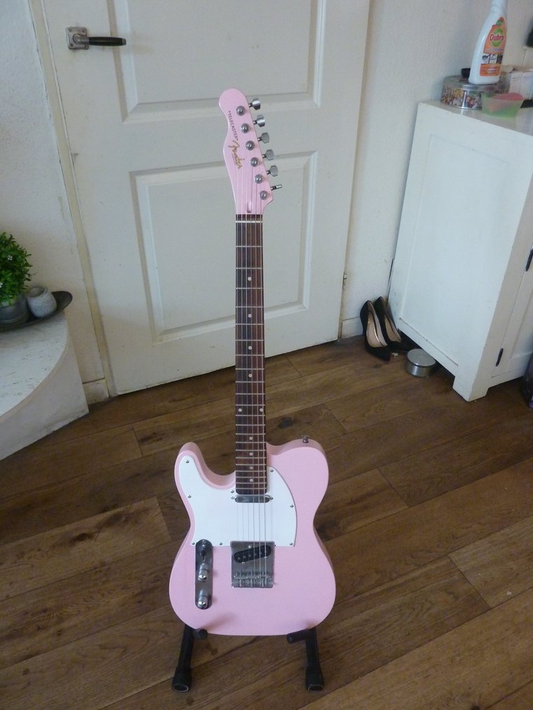 tele partcaster ( lefthanded ) shell pink - telecaster - - Catawiki