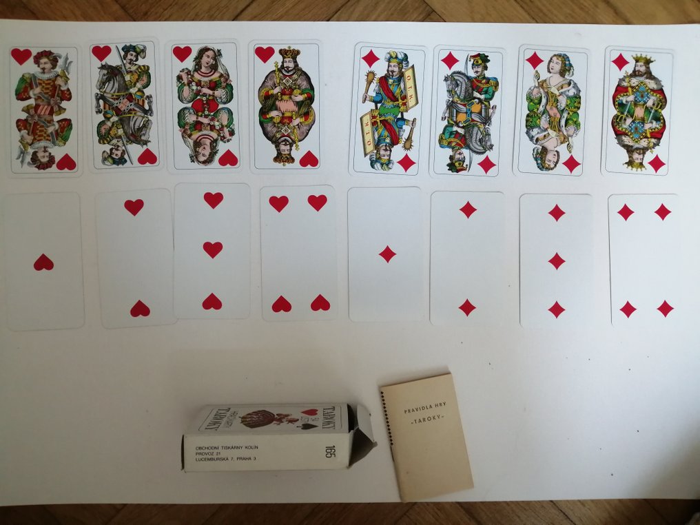 Playing cards (1) - Taroky (Tarocco di Praga) - Paper - Catawiki