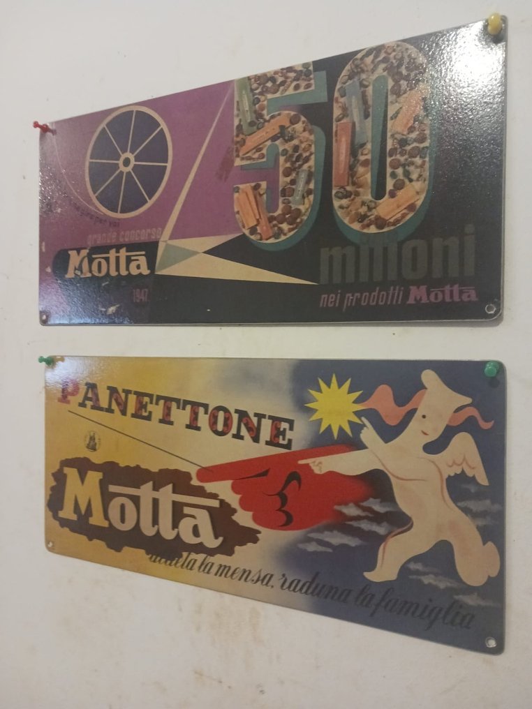 Motta - Advertising sign (2) - Motta - Metal - Catawiki