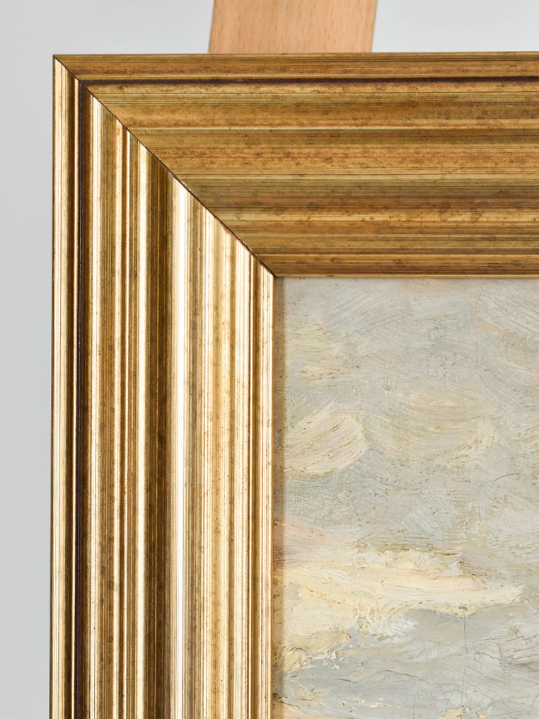 H.E. Kaak (XX) - Schaapherderin met schapen op de heide - Catawiki