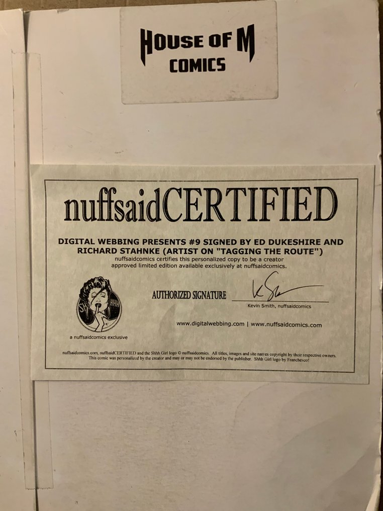 Digital Webbing Presents (2003 Series) # 9 DOUBLE SIGNED by Ed ...