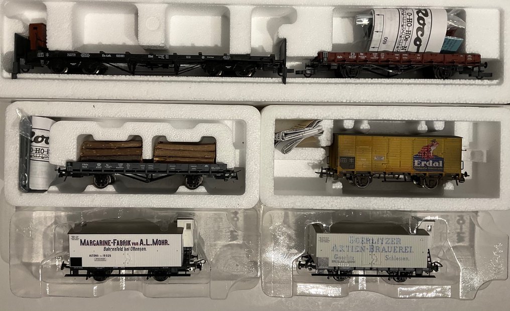 Piko, Roco H0 - 54212, 54213, 47258, 44083, 46486 - Modelltog (5) - 6 ...