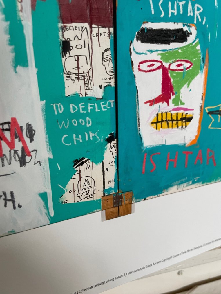 Jean-Michel Basquiat - (1960-1988), Ishtar 1983, Published by King&McGaw, Printed in U.K ...