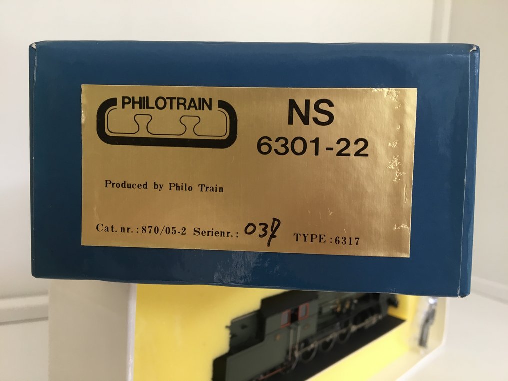 Philotrain H0 - 870/05-2 - Tenderlokomotive (1) - Serie 6300, „Schwarzkopff“ - NS - Catawiki