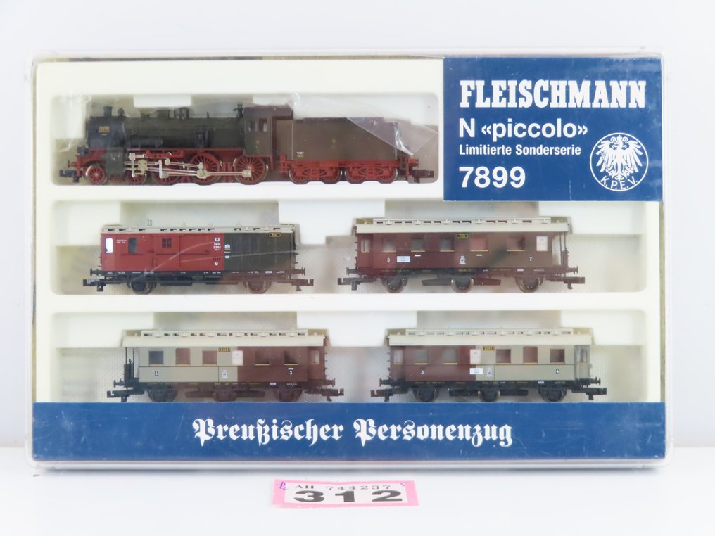 Fleischmann N - 7899 - Train unit - Set "Preußischer Personenzug" with ...