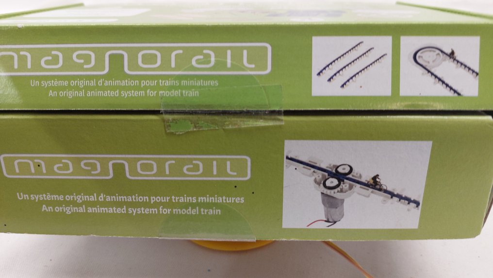Magnorail H0 - Model train scenery (2) - Magnorail; all moving vehicles ...