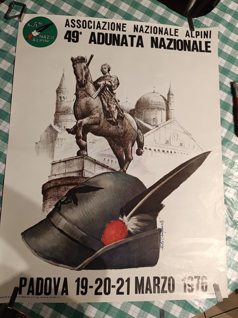 vari - lotto 10 manifesti adunate nazionali alpini anni 70 80 - 1980s ...