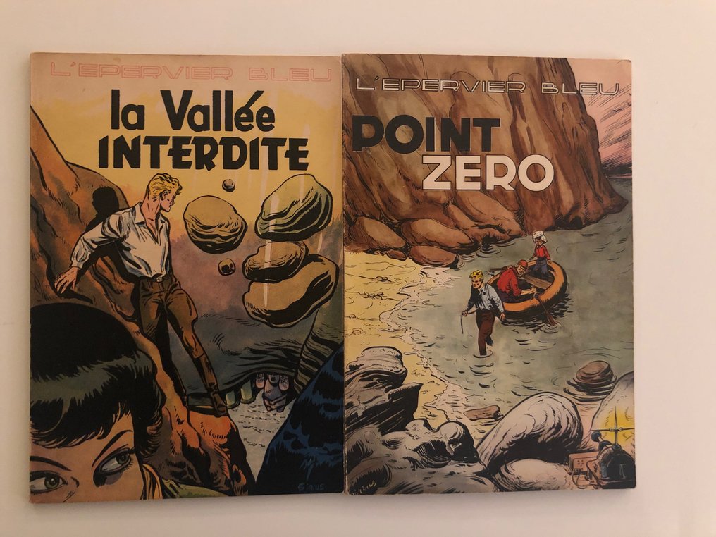 L'Epervier bleu T6 + T7 - 2x B - Primera edición - (1954) - Catawiki